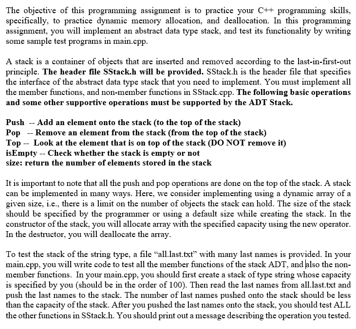 Solved I need some help with this C++ project. I | Chegg.com