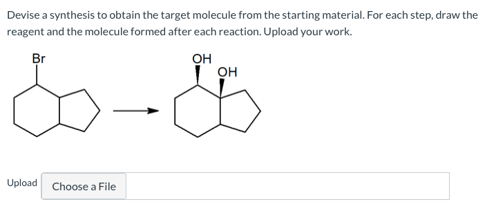 Solved Devise a synthesis to obtain the target molecule from | Chegg.com