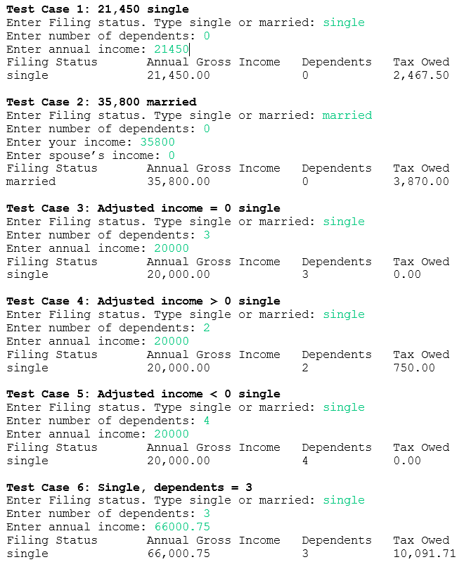 Solved Java Tax Calculator This Is My Java Statement
