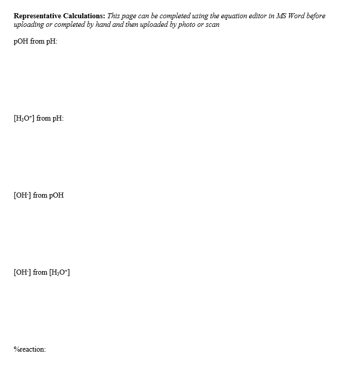 Solved Representative Calculations: This page can be | Chegg.com