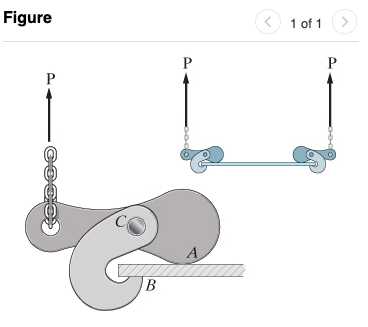Solved Figure 1 of 1 P P P B CTTO The clamping hooks shown | Chegg.com
