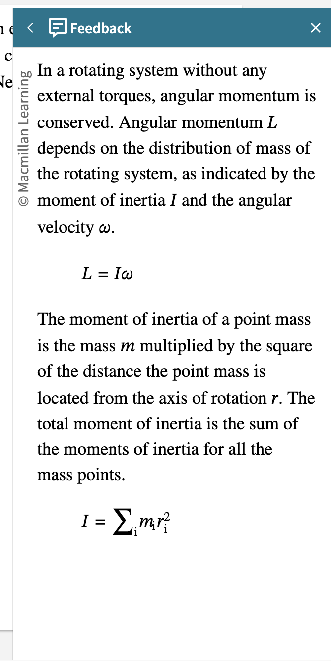Solved A professor sits on a rotating stool that is spinning | Chegg.com