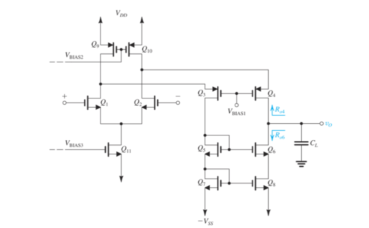 Design a folded cascode differential input and second | Chegg.com