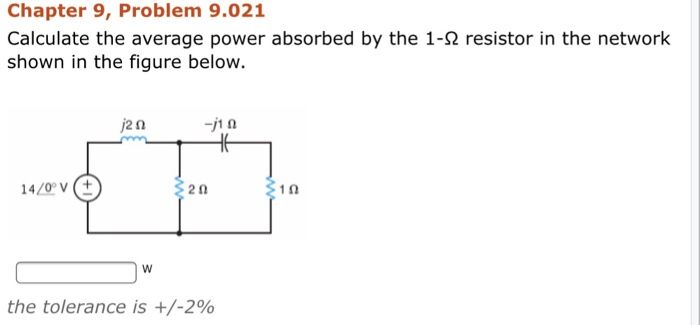 Solved Chapter 9, Problem 9.018 Find the average power | Chegg.com