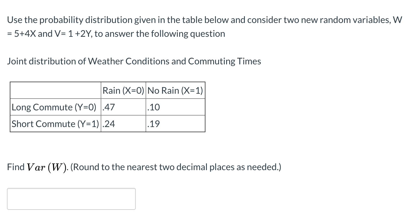 Solved Use the probability distribution given in the table | Chegg.com