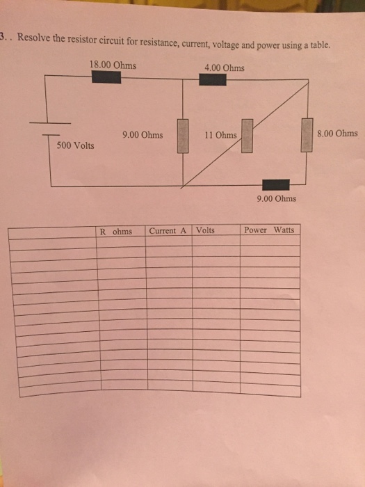 Solved . . Resolve the resistor circuit for resistance, | Chegg.com