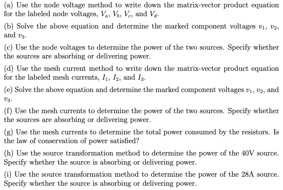 Solved 3 Ω Va 2 Ω V, + 13 + 40 V + I2 Ο 340 Ω υς ! 02 >4 Ω | Chegg.com