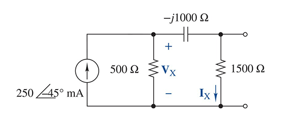 Solved Use the unit‐output method to find VX and IX in the | Chegg.com