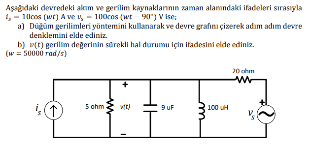 Solved If the current and voltage sources in the circuit | Chegg.com