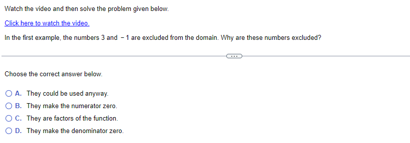 Solved Watch the video and then solve the problem given | Chegg.com