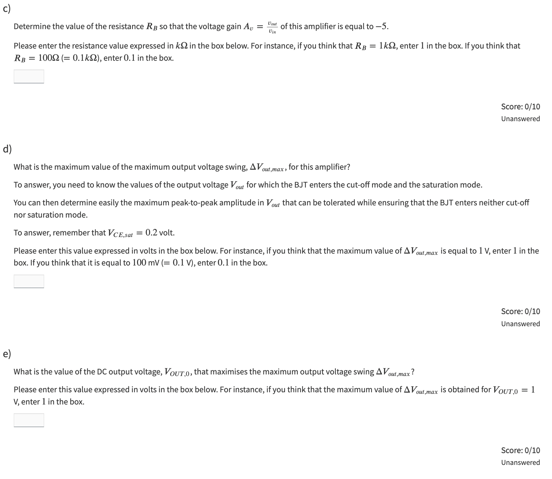 Solved Consider the linear amplifier depicted in the figure | Chegg.com