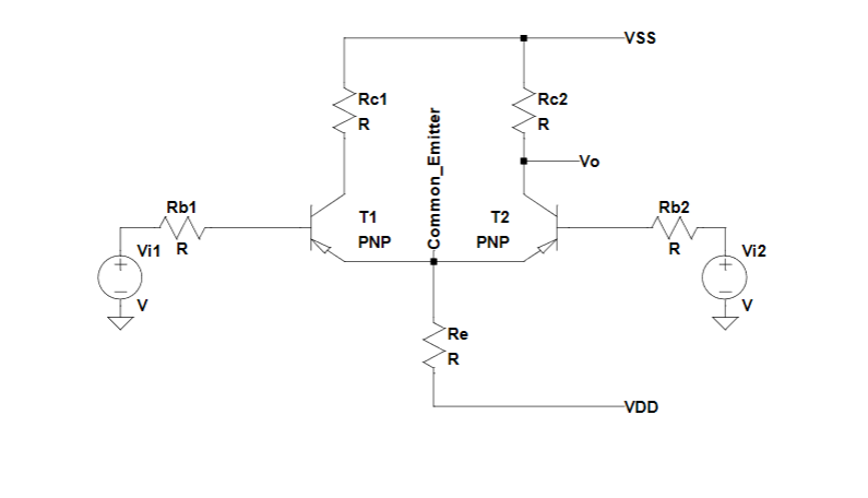 Solved Design a differential input stage of the form shown | Chegg.com