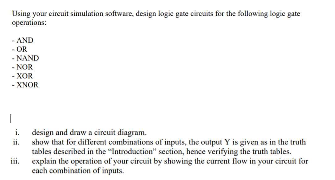 Solved Using your circuit simulation software, design logic | Chegg.com
