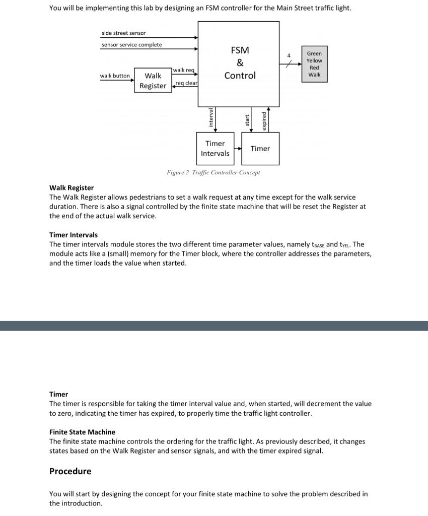 Solved Come up with a design for your state machine. Include | Chegg.com