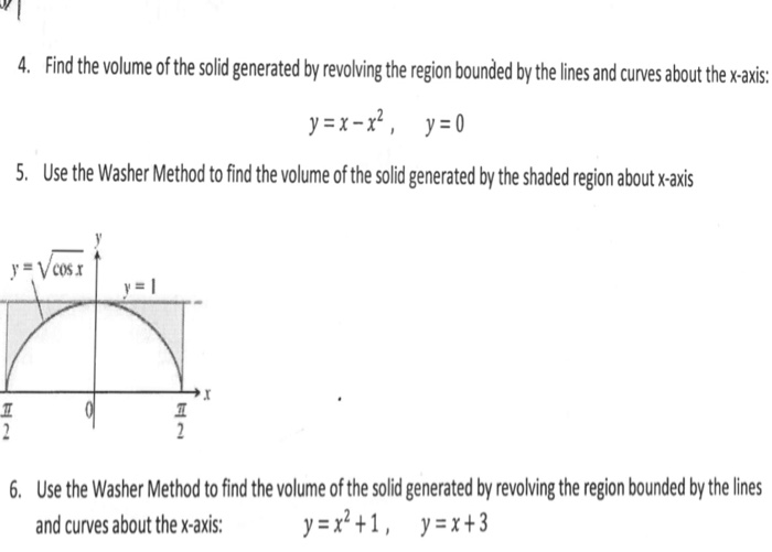 Solved Find the volume of the solid generated by revolving | Chegg.com