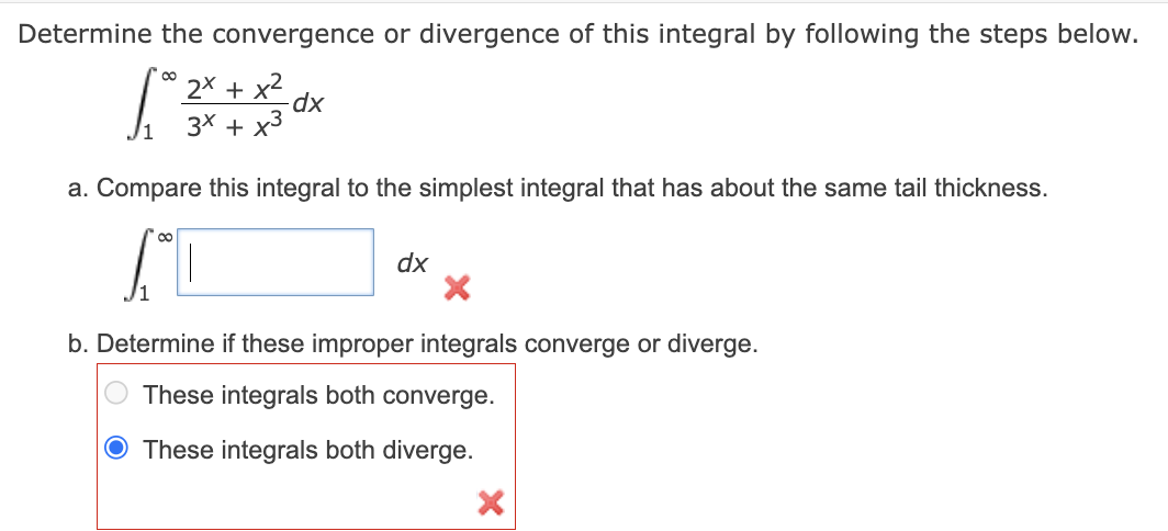 Solved Determine the convergence or divergence of this | Chegg.com