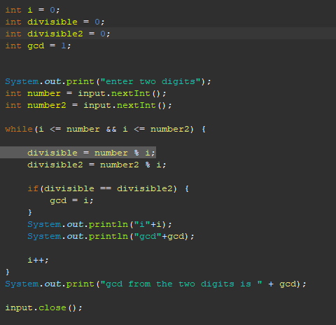 Solved I am trying to get GCD from two-digit user input.why | Chegg.com
