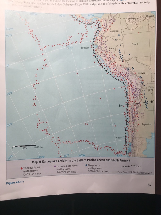 Solved Using Earthquakes to Identify Plate Boundaries | Chegg.com