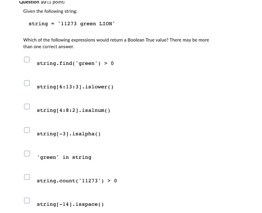 Solved Imagine You Have The Following String Word 