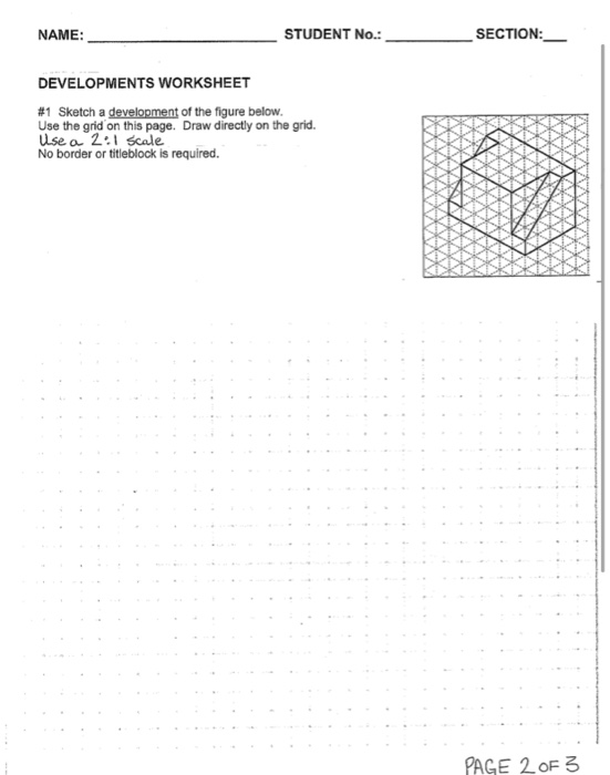 Solved SECTION: STUDENT No.: NAME: DEVELOPMENTS WORKSHEET #1 | Chegg.com