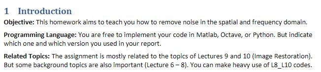 Solved 1 Introduction Objective: This homework aims to teach | Chegg.com