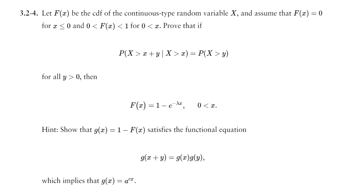 Solved 2 4 Let Fx Be The Cdf Of The Continuous Type 8403