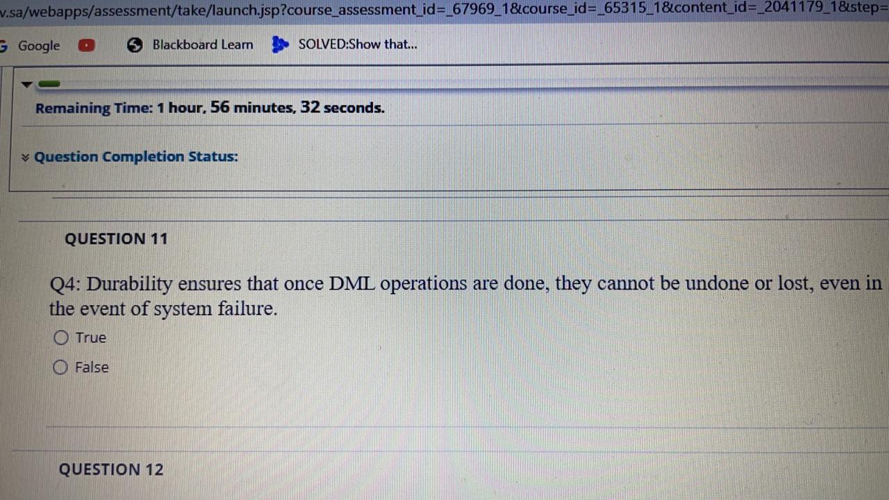 Solved Q13:Suppose you are a database designer developing an | Chegg.com