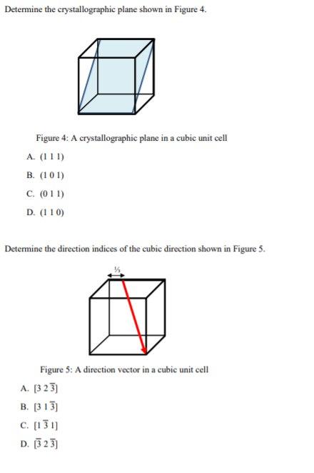 Solved Determine the crystallographic plane shown in Figure | Chegg.com