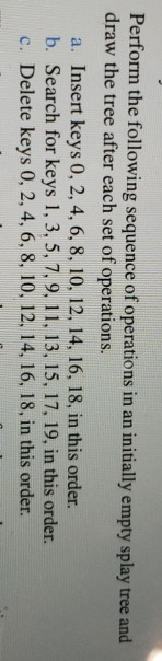 Solved Perform The Following Sequence Of Operations In An