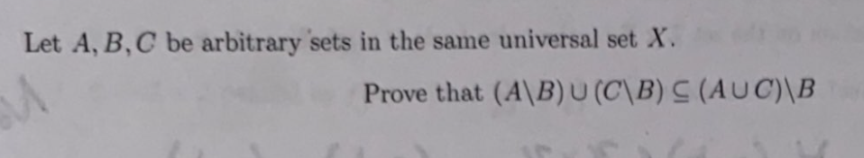 Solved Prove a statemnt about set containment using the | Chegg.com