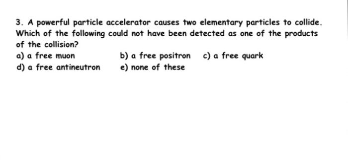 Solved A powerful particle accelerator causes two elementary | Chegg.com
