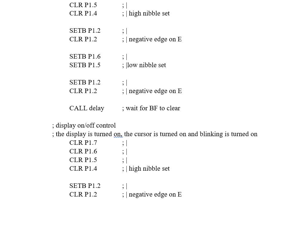 Solved Program to interface LCD module Objectives To write | Chegg.com