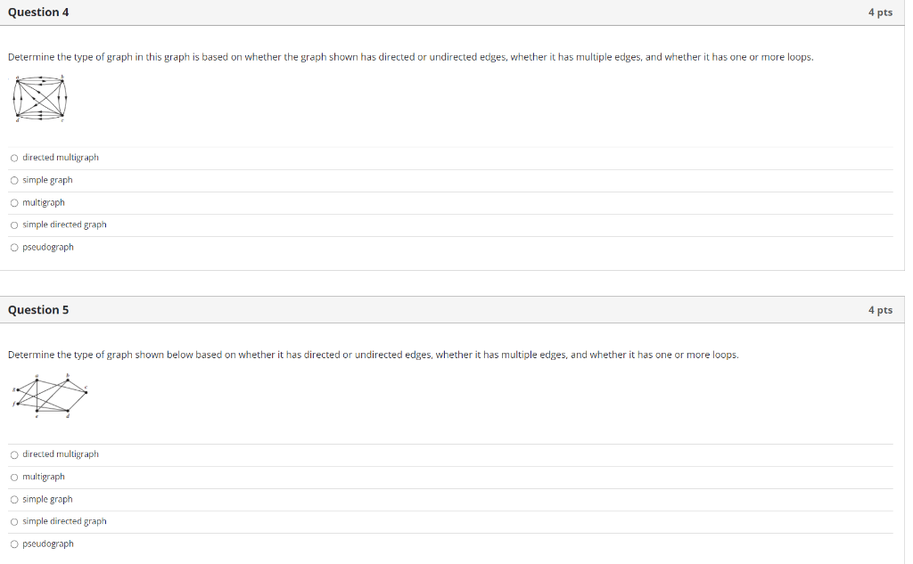 Solved Determine the type of graph shown below is based on | Chegg.com