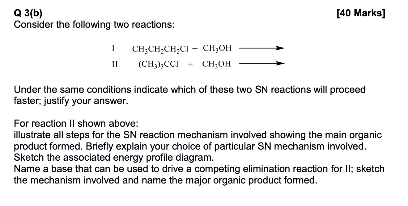 Solved [40 Marks] Q 3(b) Consider the following two | Chegg.com