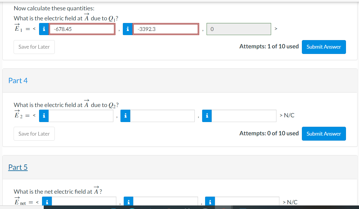 Solved Two small charged objects are located as shown in the | Chegg.com