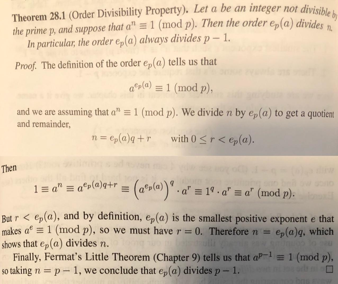 Solved Prove the following: If g is a primitive root modulo | Chegg.com