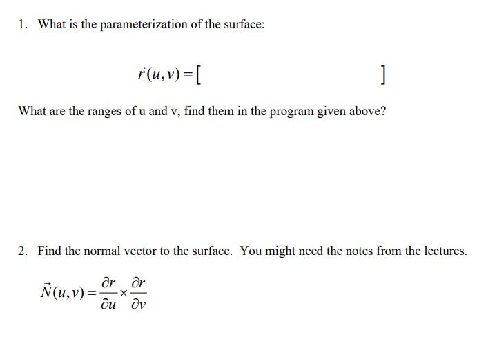 1. Create this program in MATLAB and run it. Notice | Chegg.com