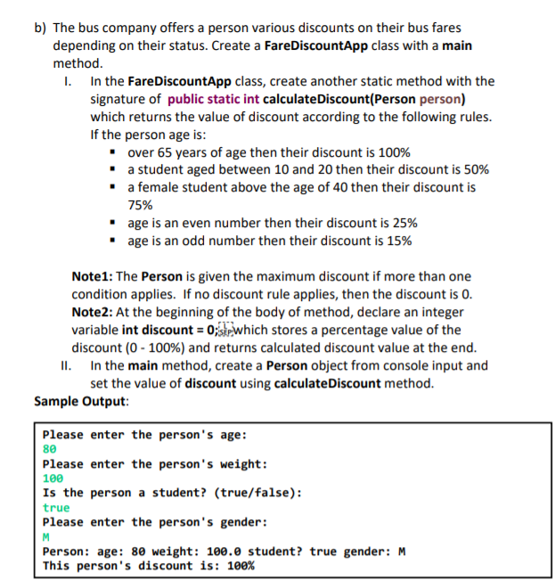 Solved using java language, try to not use get or set in | Chegg.com