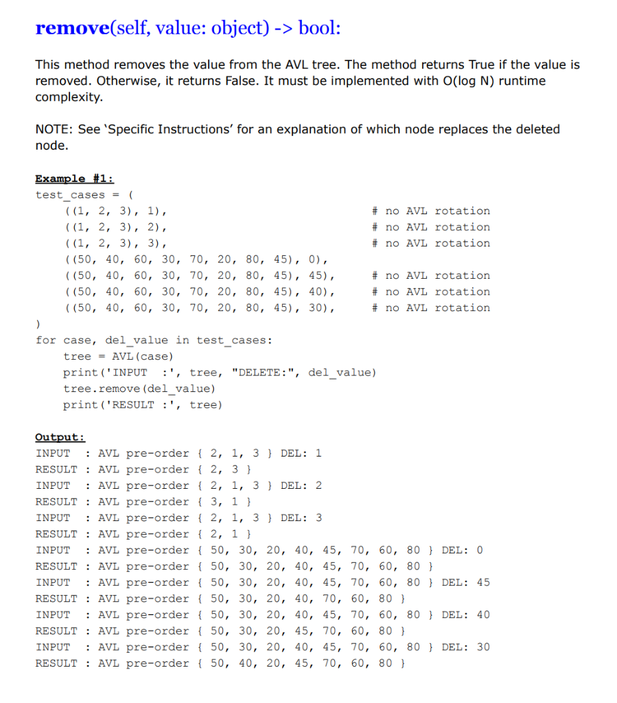 Solved Please help with add and remove methods Implement | Chegg.com