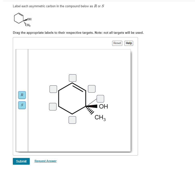 Solved Hi,Do we label all boxes as “R” except for the carbon | Chegg.com