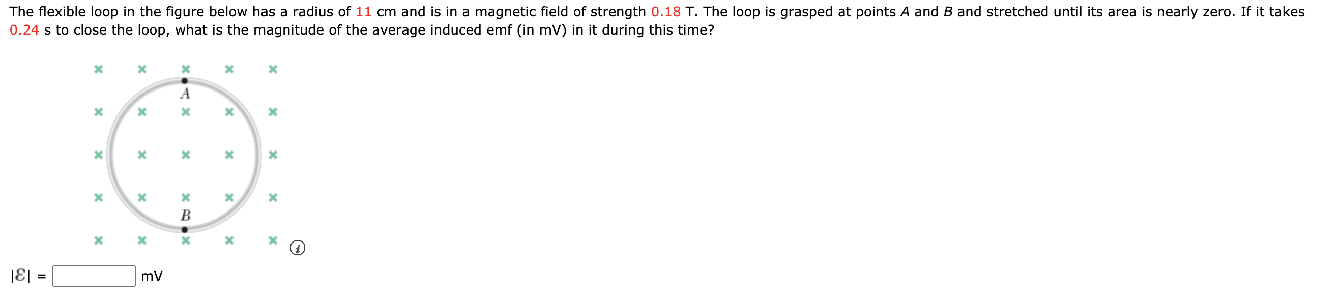 Solved The flexible loop in the figure below has a radius of | Chegg.com