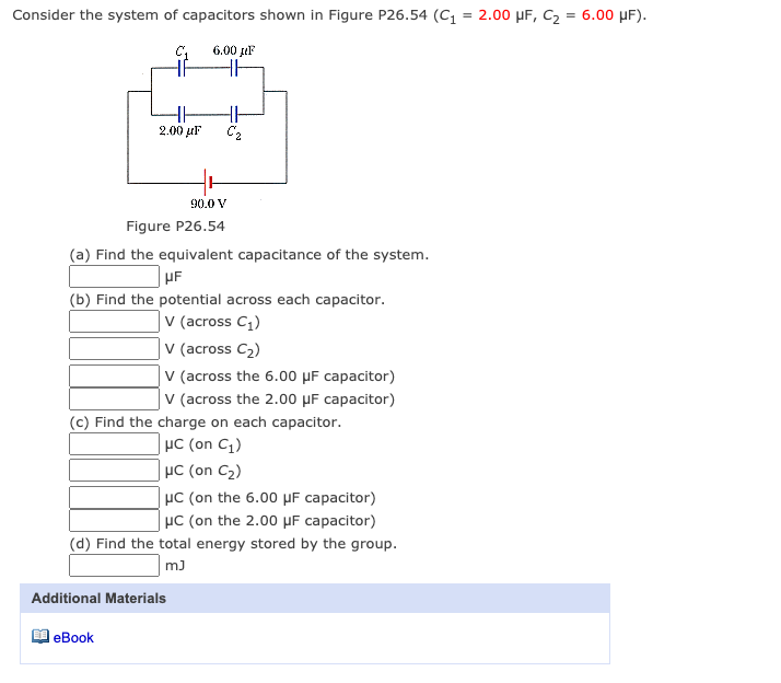 Solved Consider the system of capacitors shown in Figure | Chegg.com
