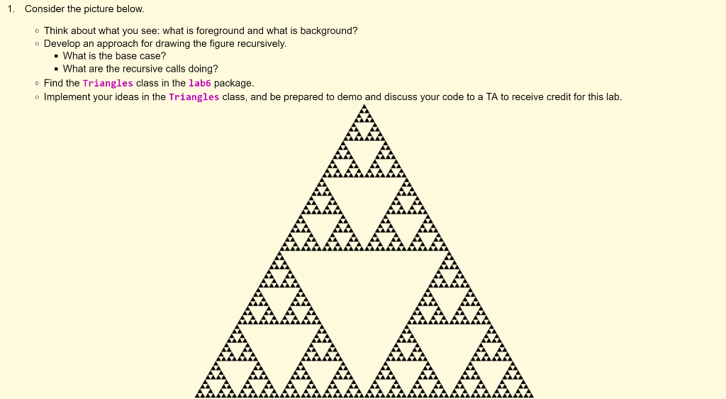 Solved Im Supposed To Recreate This Picture Using Java And