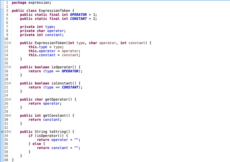 Solved 4 HNMOOS package expression; 2 3 public class | Chegg.com