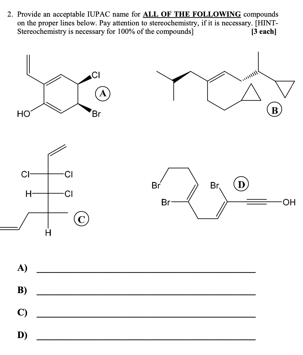 Solved 1. A wedge and dash representation of a molecule, is | Chegg.com
