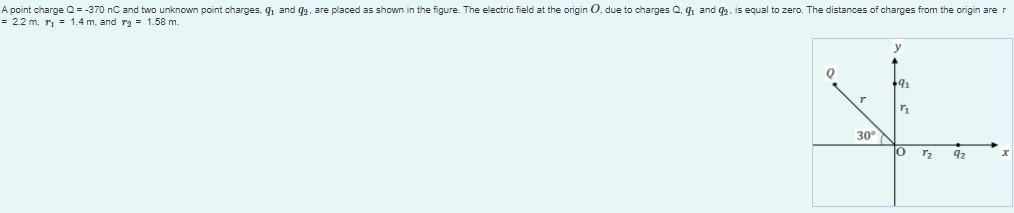 Solved a) What is the magnitude and the sign of charge q1q1 | Chegg.com