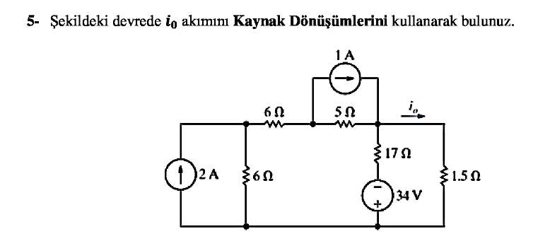 Solved Find The Current I0 In The Circuit Shown Using The 4549