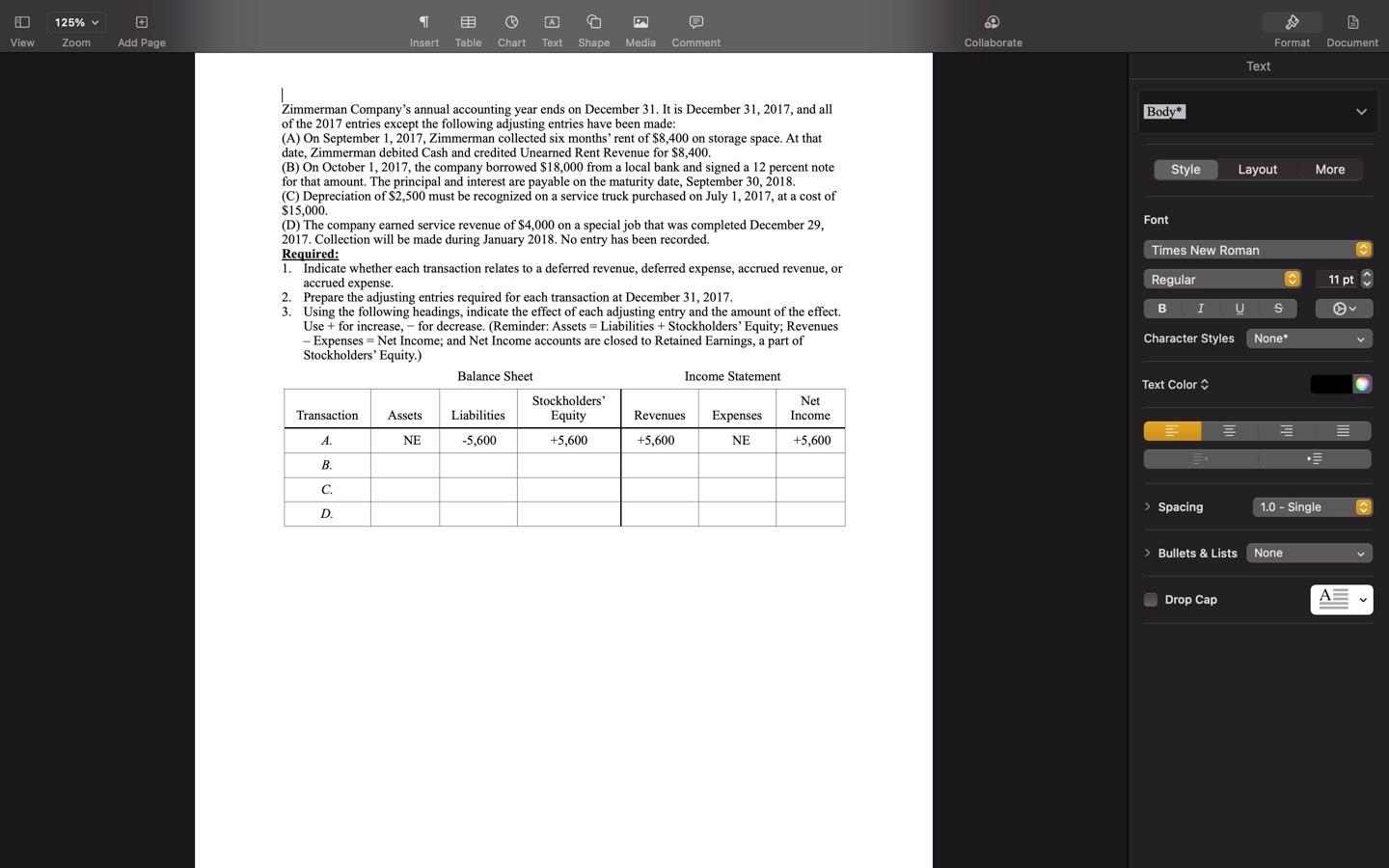 Solved 125% + 69 पा Insert А Text Shape Media Comment View | Chegg.com