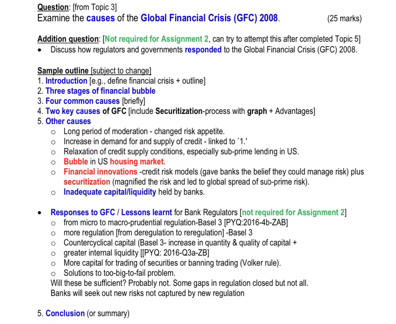 Solved Question: [from Topic 3]Examine the causes of the | Chegg.com