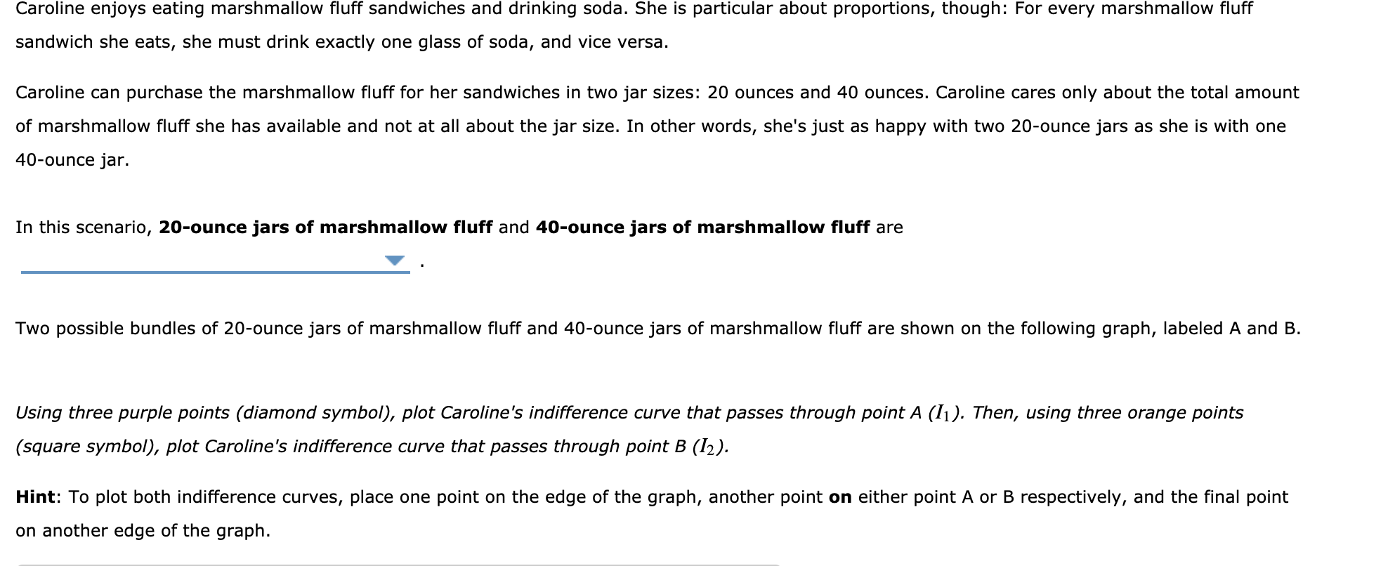 Caroline enjoys eating marshmallow fluff sandwiches | Chegg.com